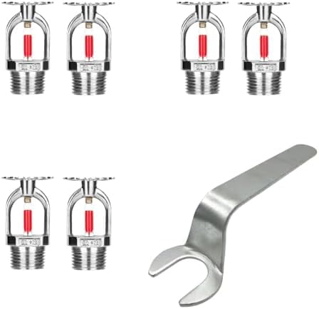 6 Pack Fire Sprinkler Heads 1/2 Inch Thread 68°C ℉ Quick Response ...