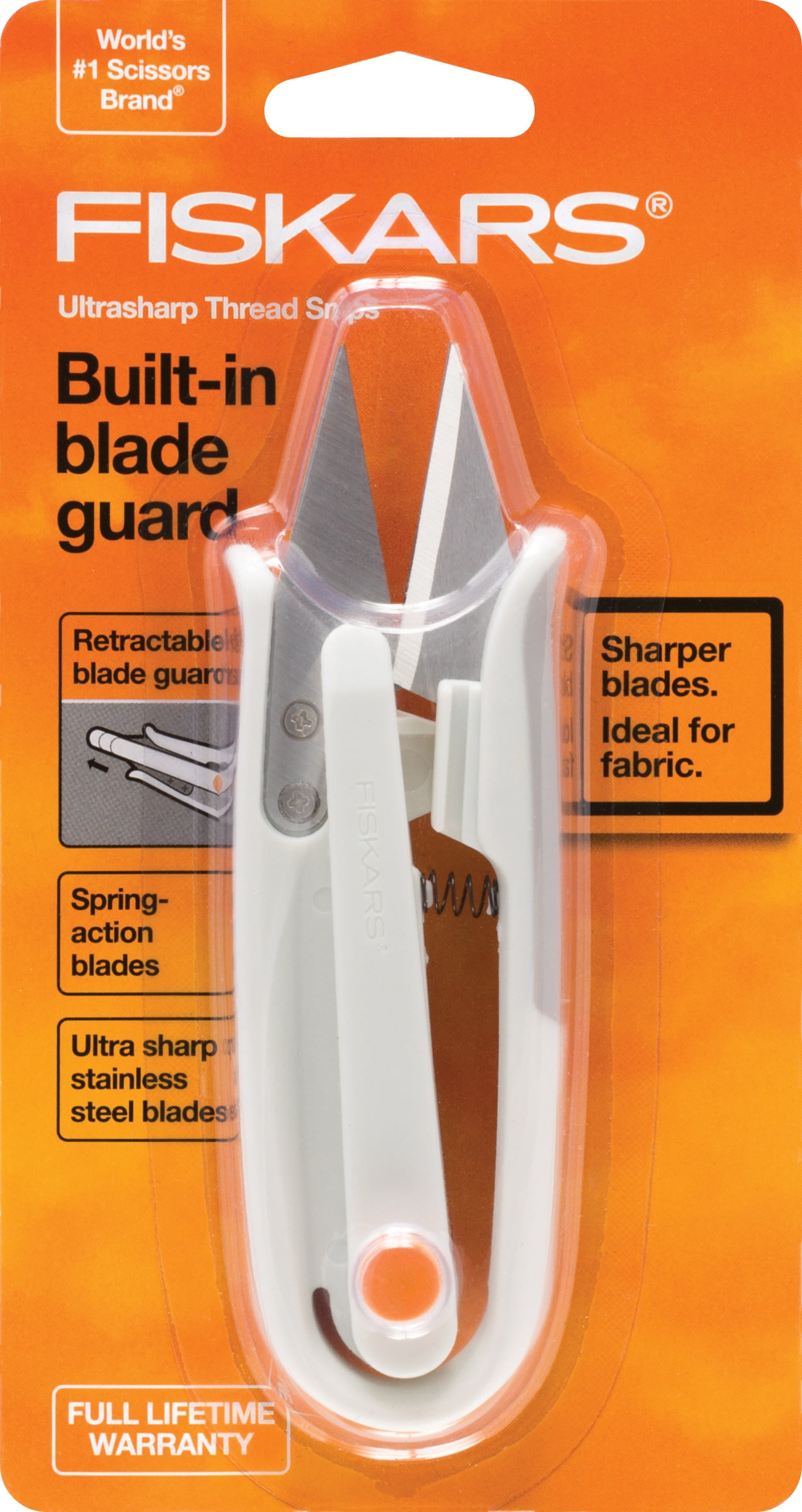 6 Pack: Fiskars® Ultrasharp Thread Snips - Walmart.com