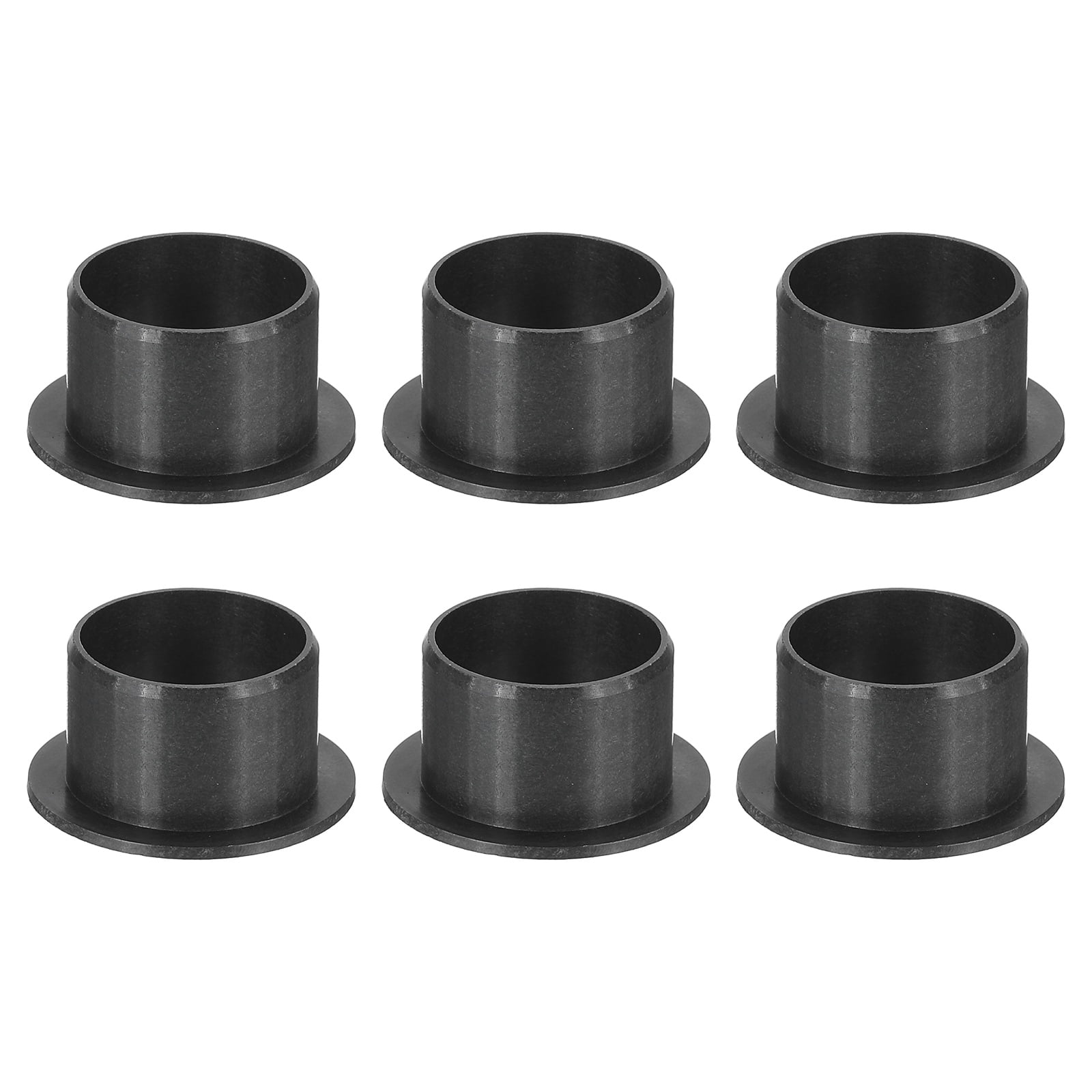 6 Pack Flanged Sleeve Bearing, Plastic Bushing ID 16mm x OD 18mm x ...