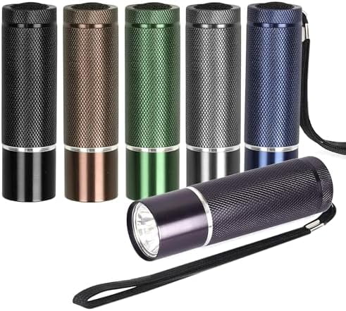 6-Pack Flashlights Set, Aluminum LED Flashlights with AAA Batteries ...