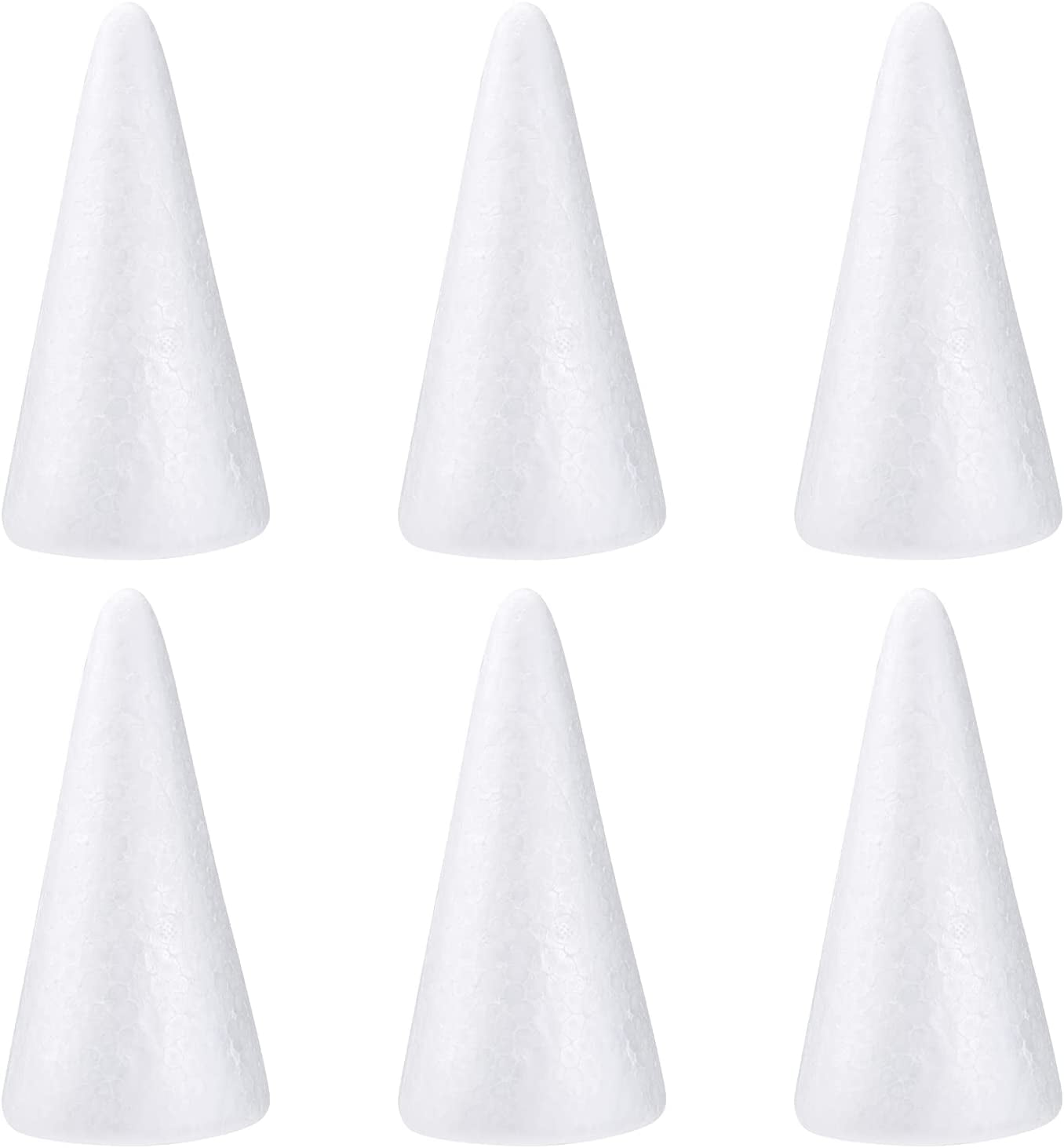 6 Pack Foam Cone- Products Styrofoam Cones Polystyrene Cone Shapes ...