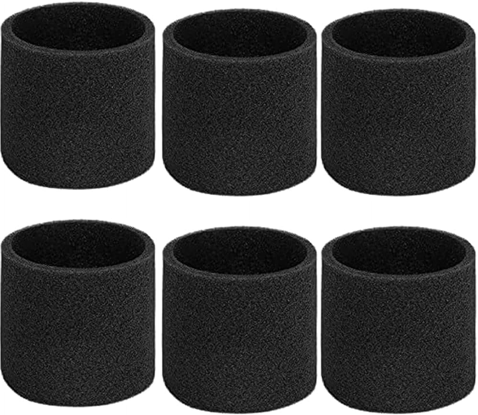 6-Pack Foam Filter Sleeve Fits Shop Vac Wet Dry Replaces 90585 9058500 ...