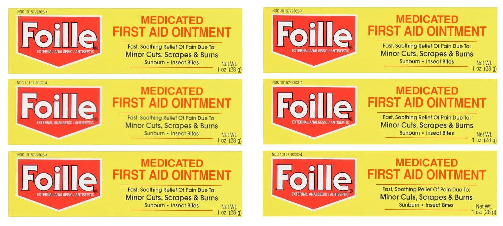 Blistex Foille Medicated First Aid Ointment, Benzocaine 5.0%, 1 oz Tube ...