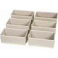 6 Pack Foldable Cloth Storage Box Closet Dresser Drawer Organizer ...