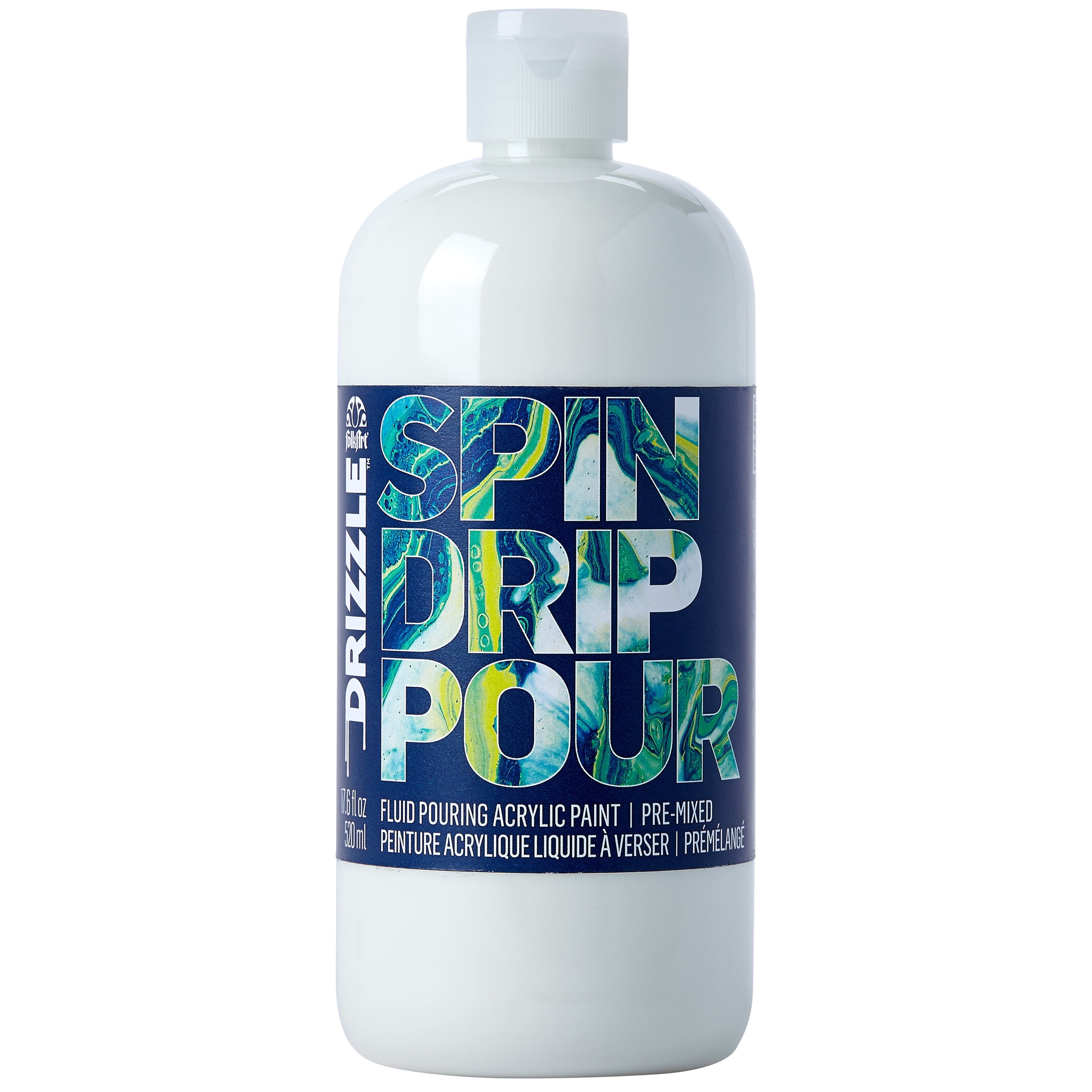 6 Pack: FolkArt® Drizzle™ Pre-Mixed Fluid Pouring Acrylic Paint, 17.6oz ...