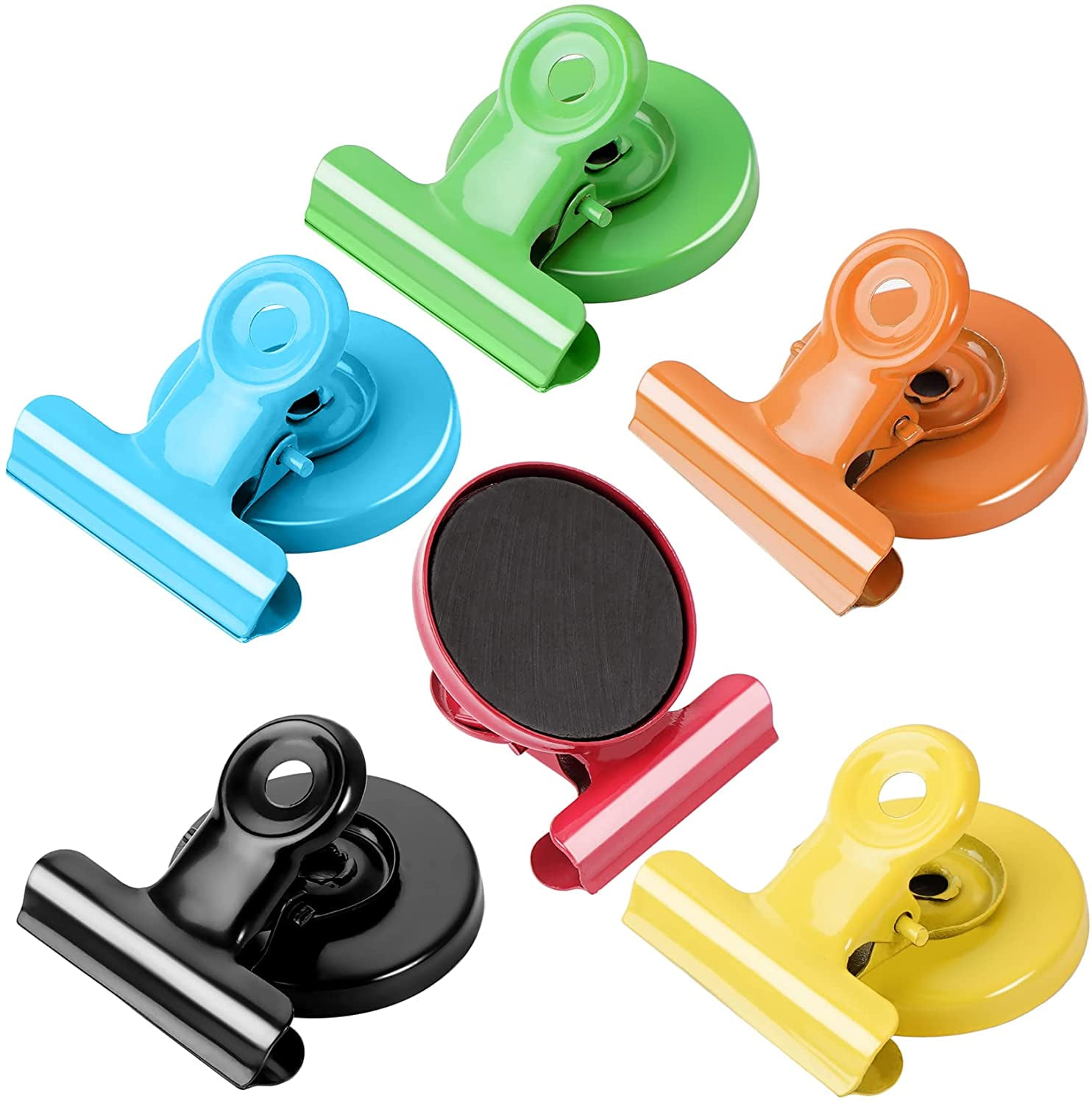 6 Pack Fridge Magnets Refrigerator Magnets, Magnetic Clips for ...