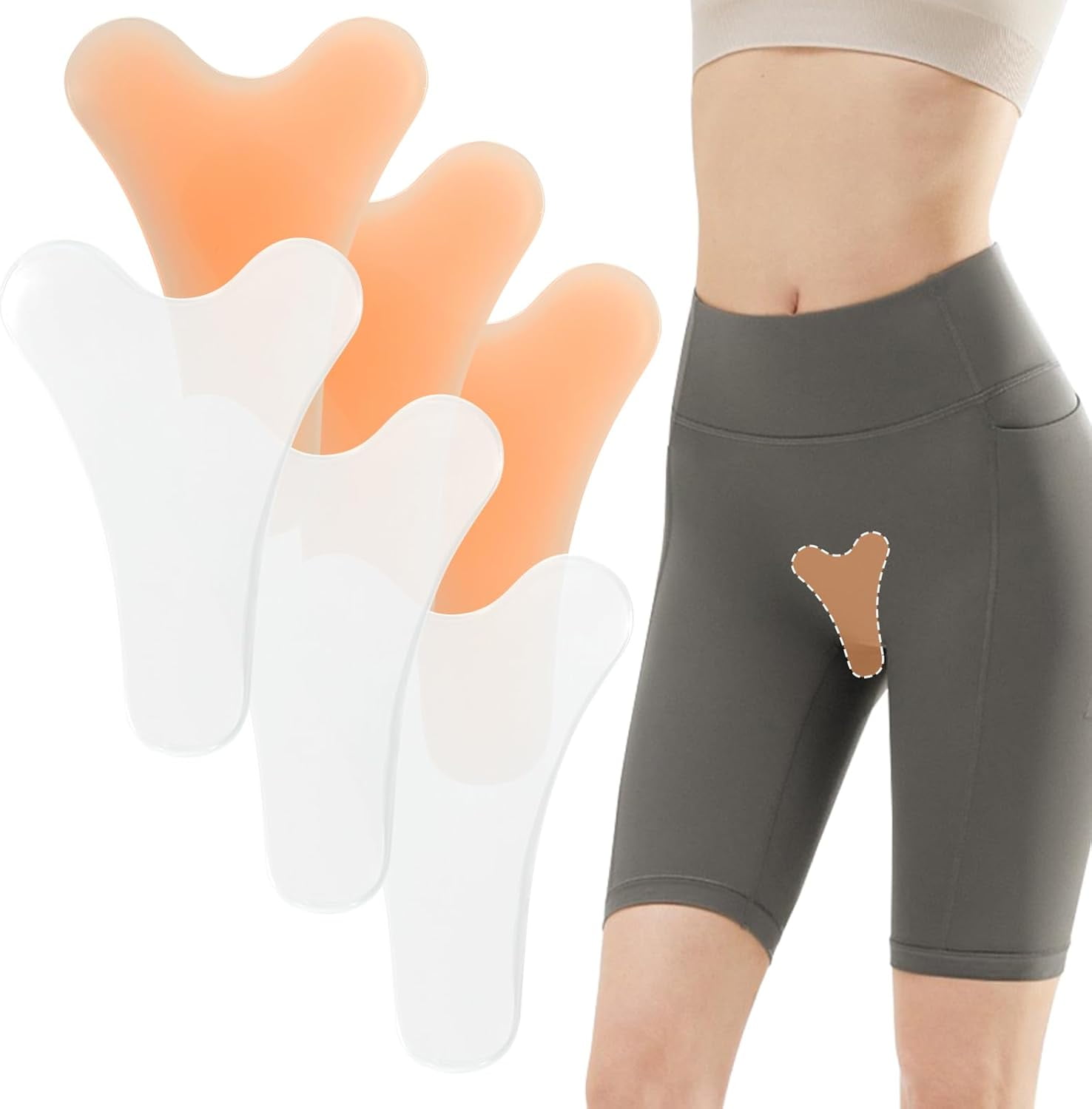 6 Pack Frontal Wedgie Cover, Camel Concealer, Reusable Adhesive ...