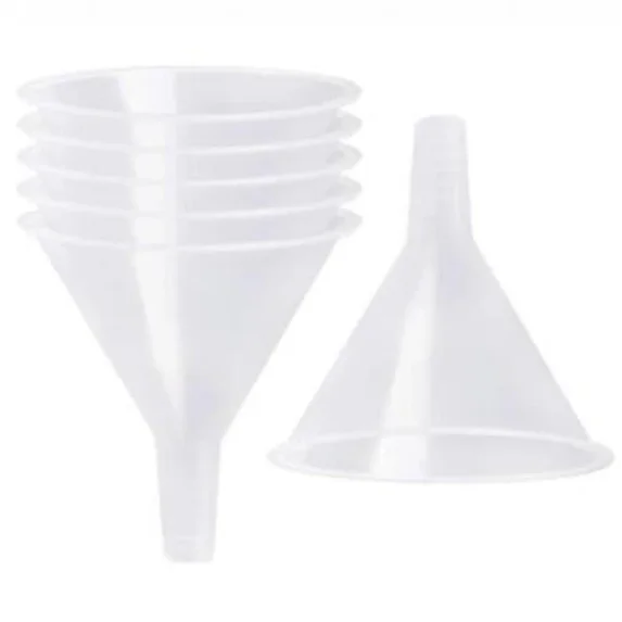 6 Pack Funnel Plastic Small Funnel For Kitchen Garden Engine Tool ...