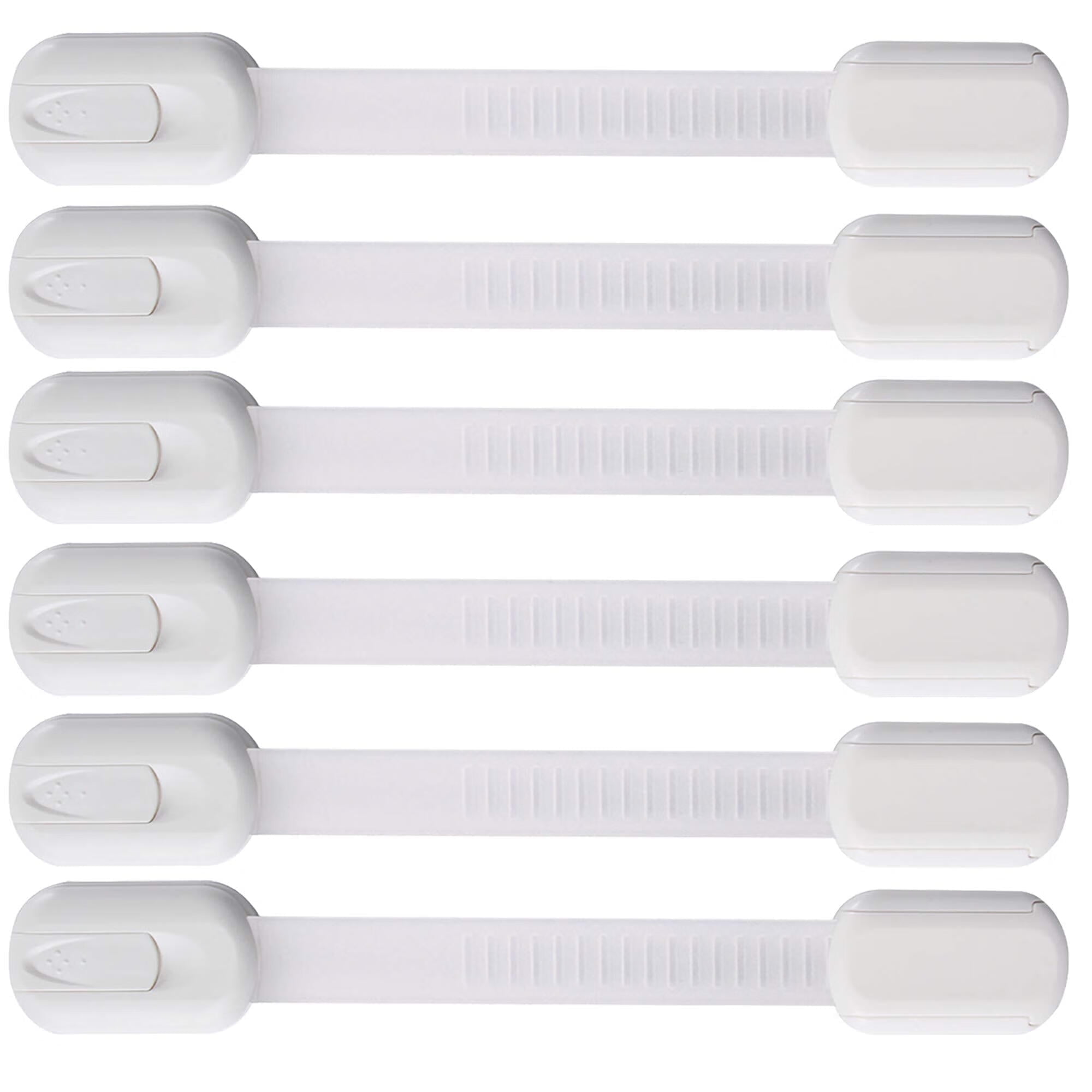 6 Pack GYDEK Multi-Use Adhesive Straps Locks - Childproofing Baby ...
