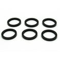 Captain O-Ring Universal Gas Can Spout Gasket Seals, 6 Pack, Synthetic ...