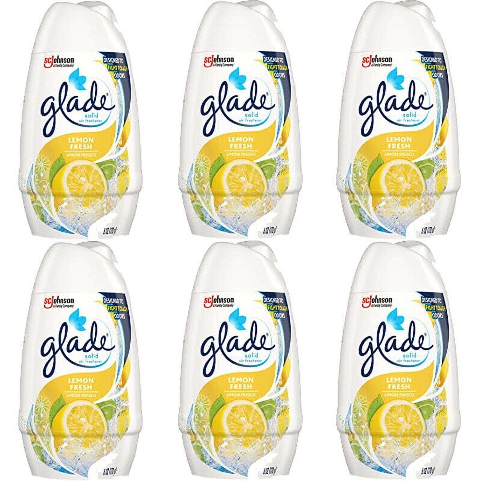6 Pack Glade Lemon Fresh Solid Air Freshener, 6 oz - Walmart.com