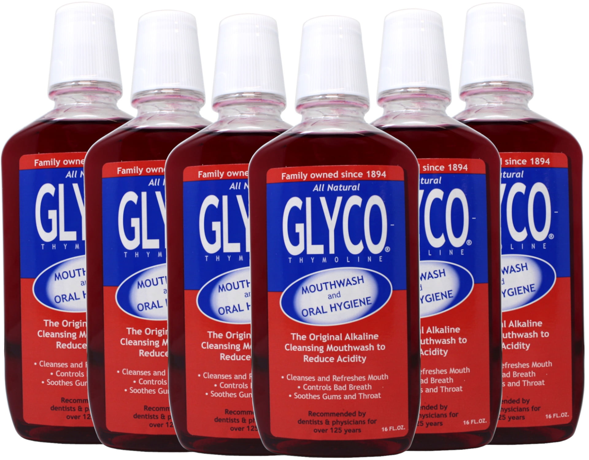 6 Pack - Glyco-Thymoline Mouthwash and Oral Hygiene, The Original ...