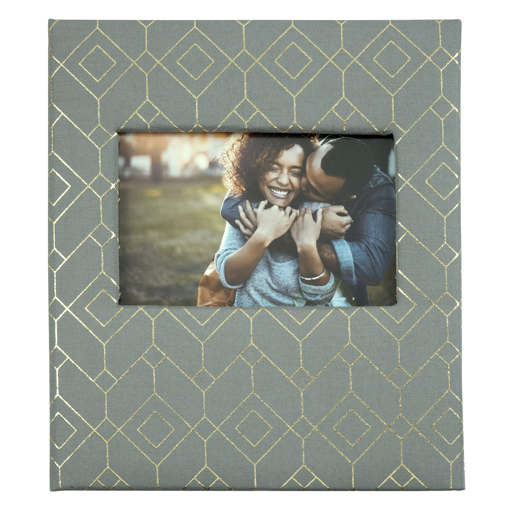 6 Pack: Gray Geometric 2-Up Photo Album by Recollections - Walmart.com