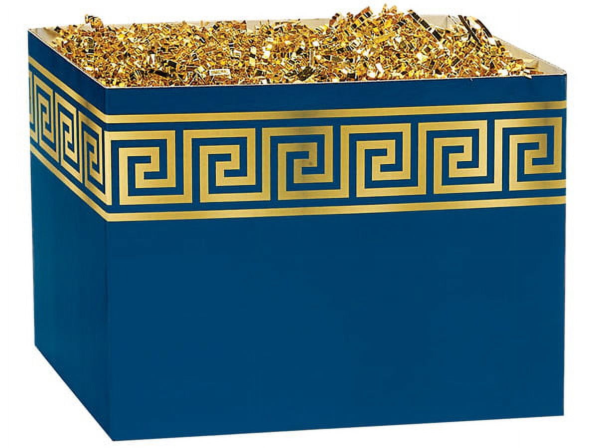 6 Pack, Greek Key Basket Boxes, Large 10.25X6X7.5" for Holiday, Party ...