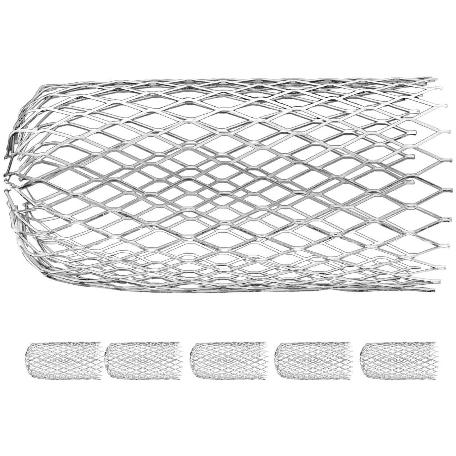 6 Pack Expandable Aluminium Gutter Guard Strainer, 3 Inch, for Stopping ...