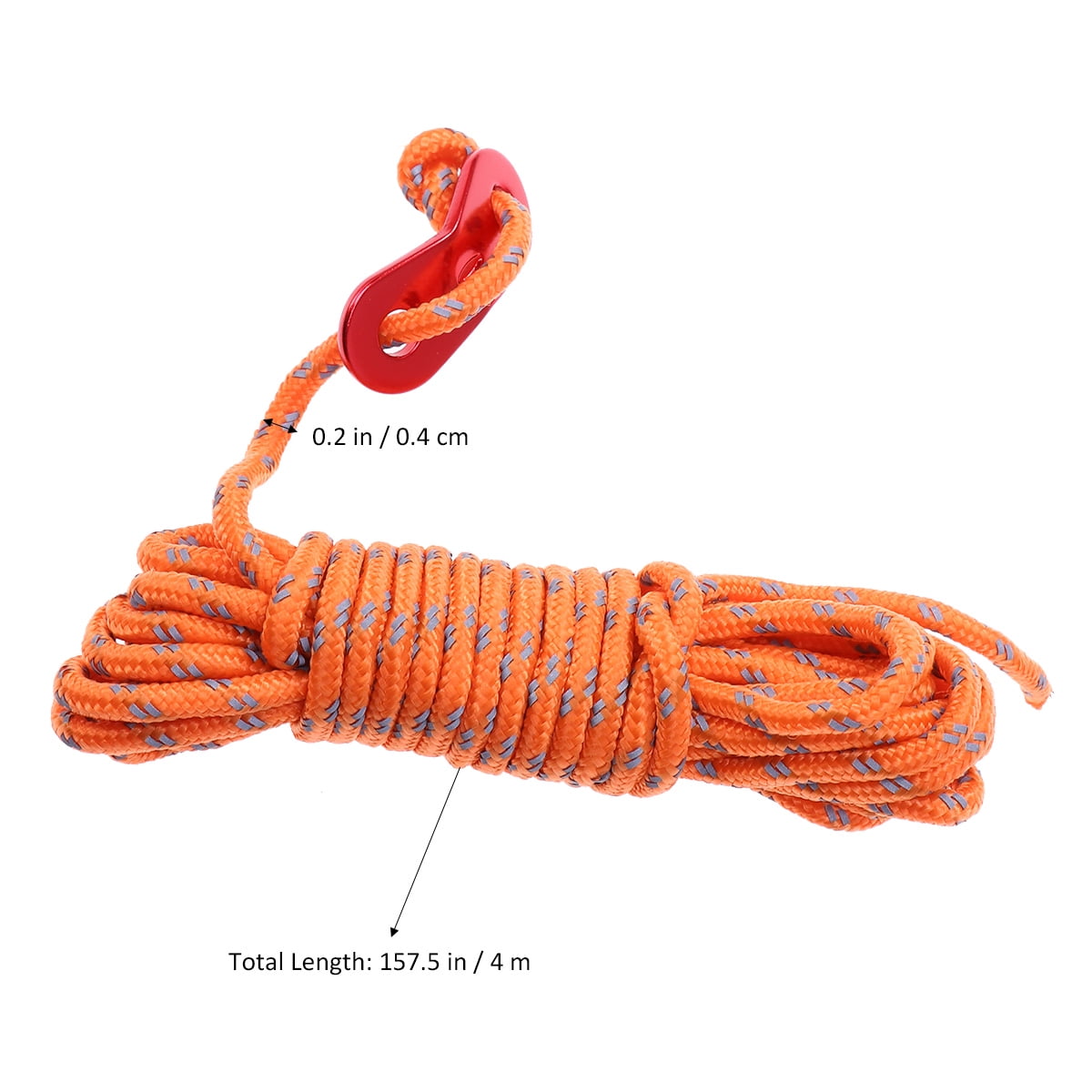 6 Pack Guyline Cord with Rope Tent Fixed Rope Tent Strap Rope Nylon ...