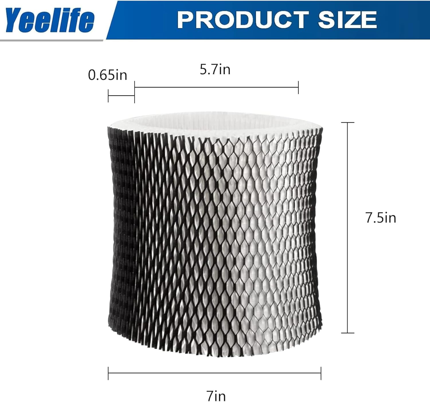 6 Pack HWF65 Humidifier Filter Compatible with Humidifier Filter ...