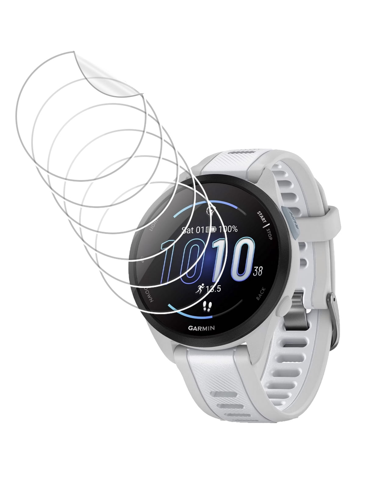 [6 Pack] HYRACPO Screen Protector Film for Forerunner 165 Smartwatch ...
