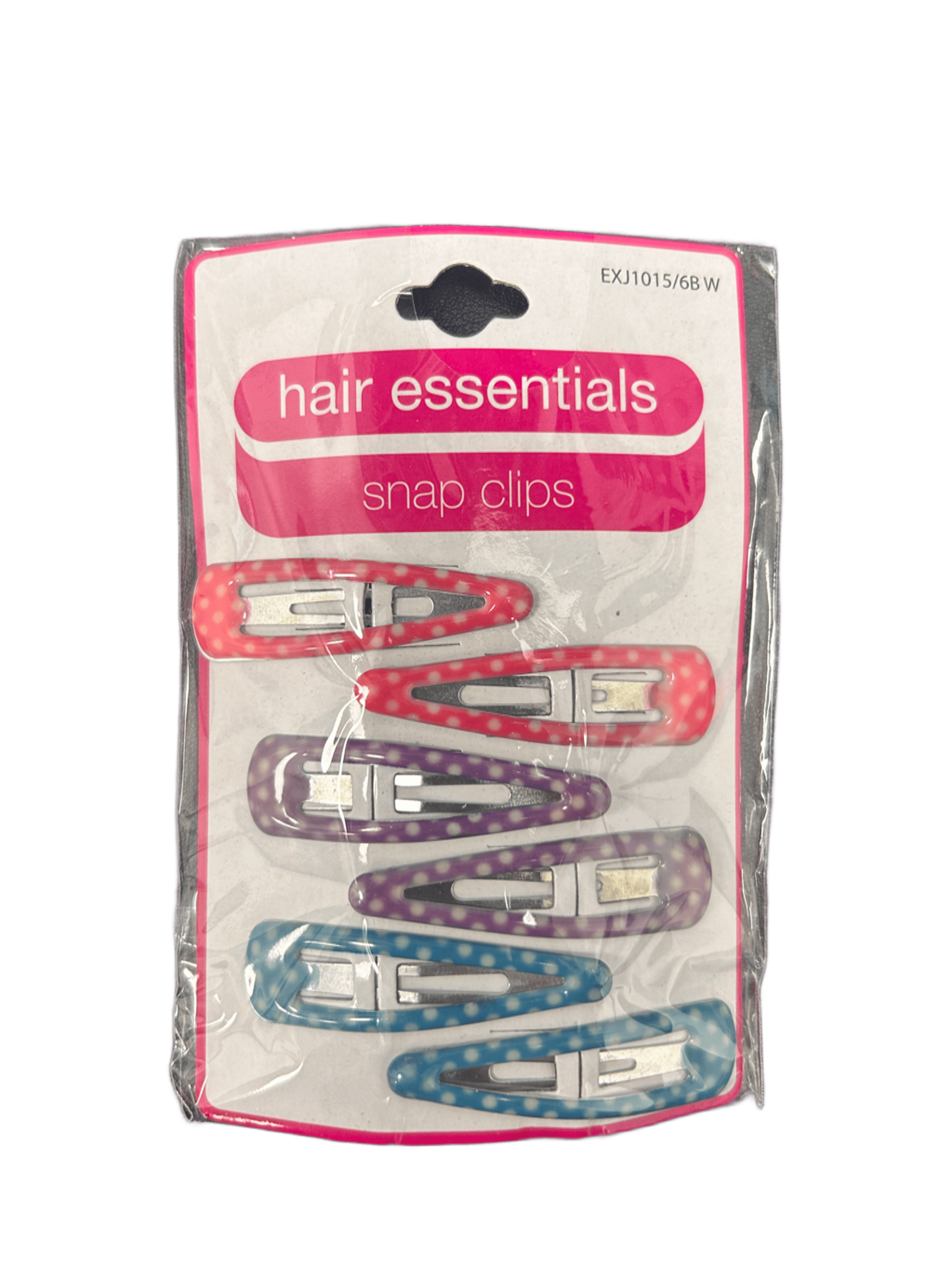 6 Pack Hair Snap Clips Set, Vibrant Designs, Stylish, Durable ...