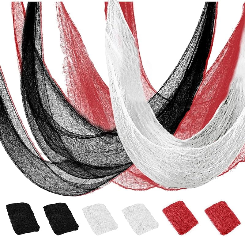 6 Pack Halloween Black Creepy Cloth - Halloween Decorations Clearance ...