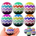 6 Pack Hand Knit Geometric Kick Ball Soft Footbag Set for All Users Fun ...