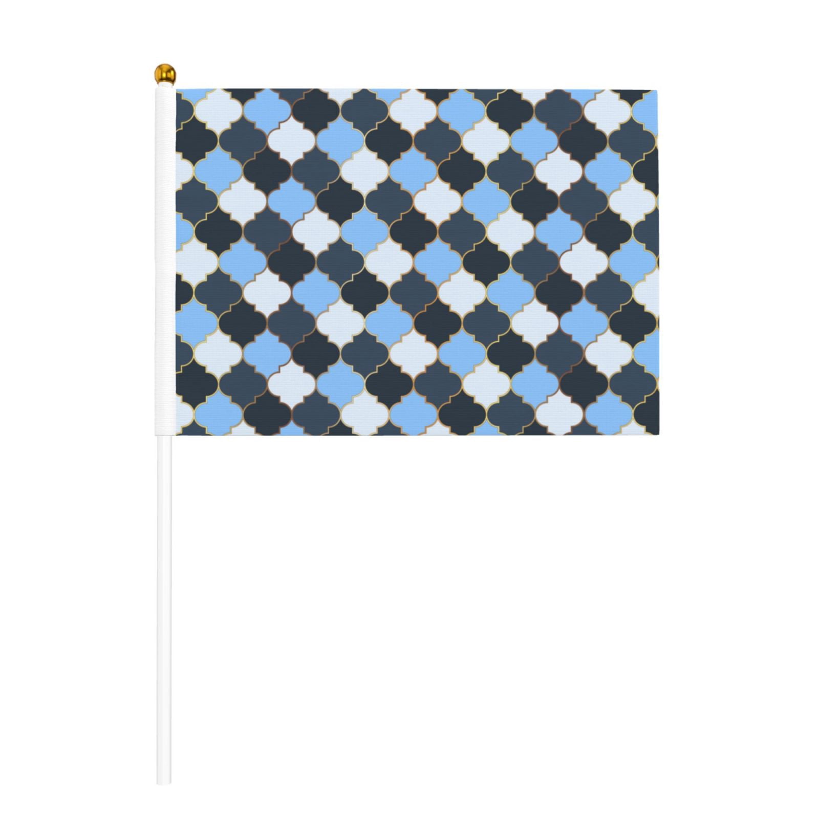 6 Pack Handheld Flag Double-Sided Hand Waving Flag 8.2×5.5in Used For ...