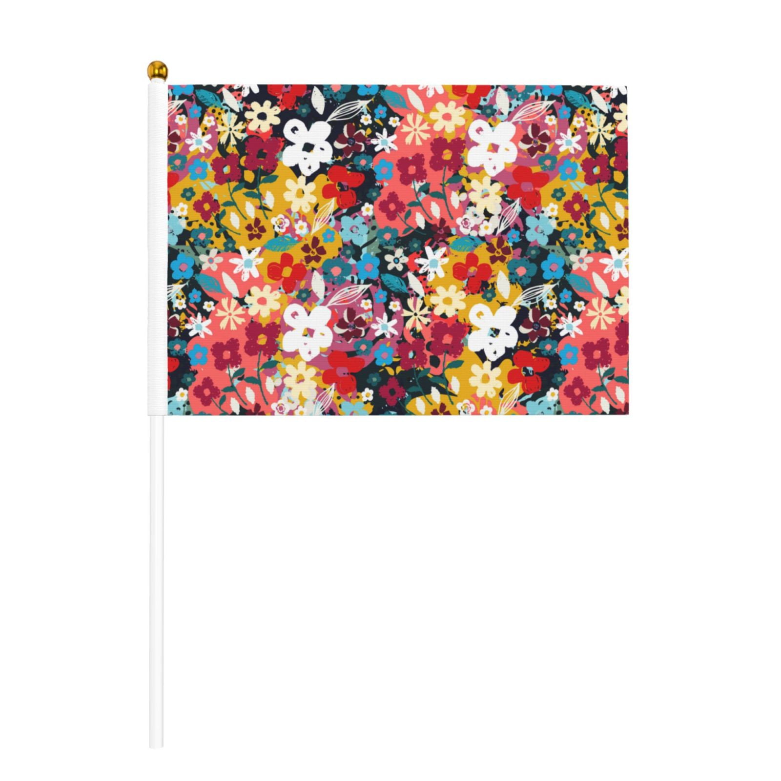 6 Pack Handheld Flag Double-Sided Hand Waving Flag 8.2×5.5in Used For ...