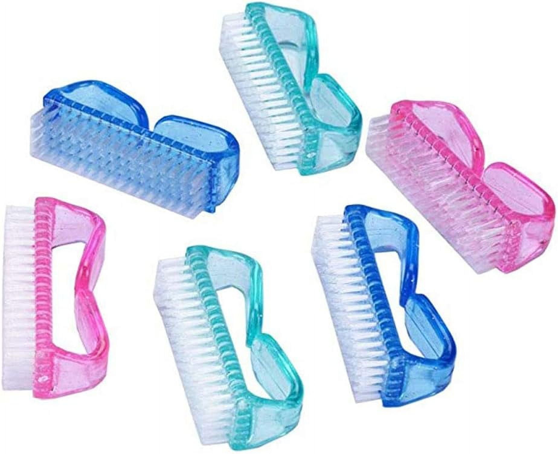 6 Pack Handle Nail Brush, Fingernail Scrub Cleaning Brushes for Toes ...