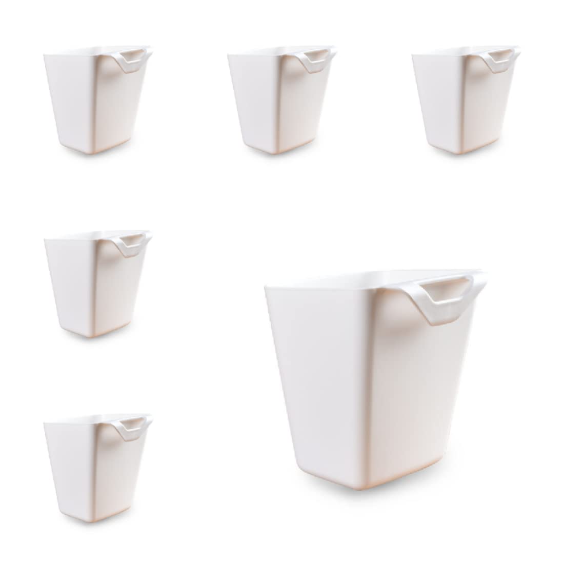 6 Pack Hanging Cup Holders, Wall Organizers, Rolling Accessories ...