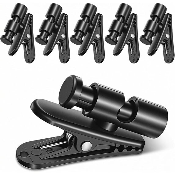 6 Pack Headphone Wire Clips, Rotatable Wire Clips Cable Cord Clamp ...