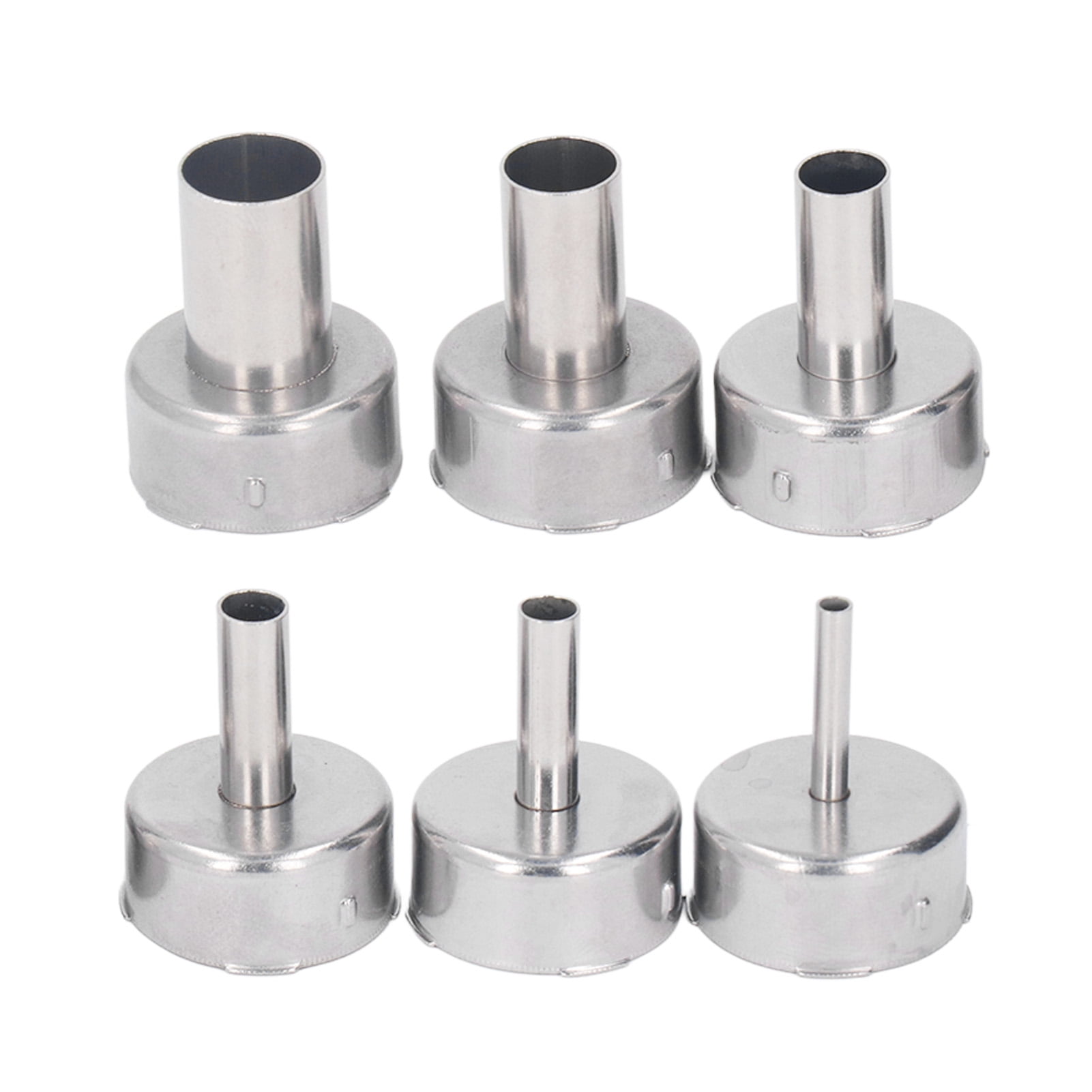 6-Pack Heat Gun Nozzle - Stainless Steel Hot Air Nozzle Attachments for ...
