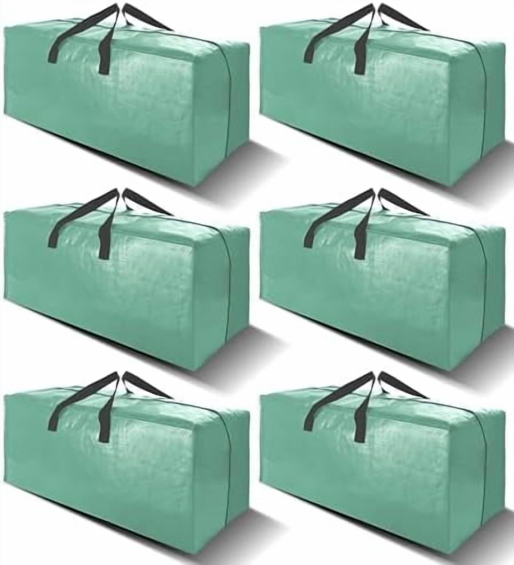 6 Pack Heavy Duty Extra Large Moving Bags W/Backpack Straps - Strong ...