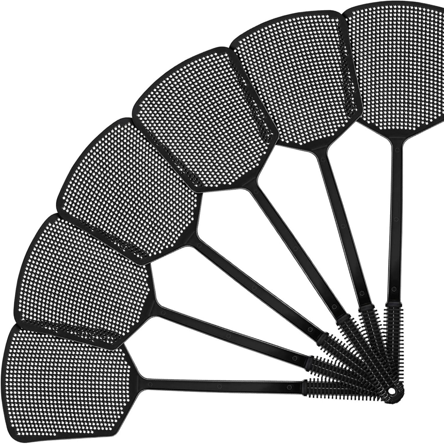 6-Pack Heavy Duty Long Handle Fly Swatter, Fly Swatter for Indoors ...