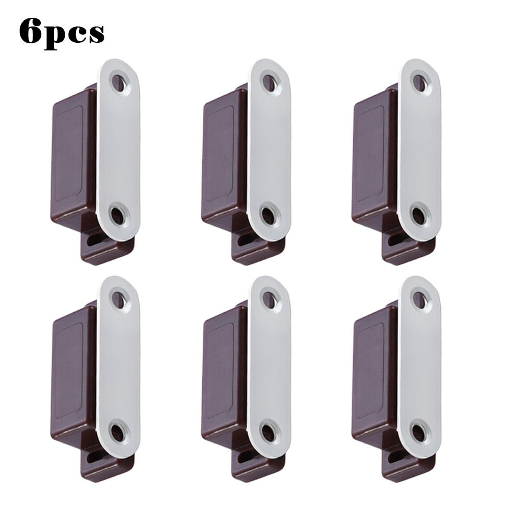 6-Pack Heavy Duty Magnetic Cabinet Door Catches, ABS Plastic Door ...