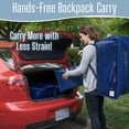 6 Pack Heavy Duty Moving Bags with Backpack Straps, Zippers & Handles ...