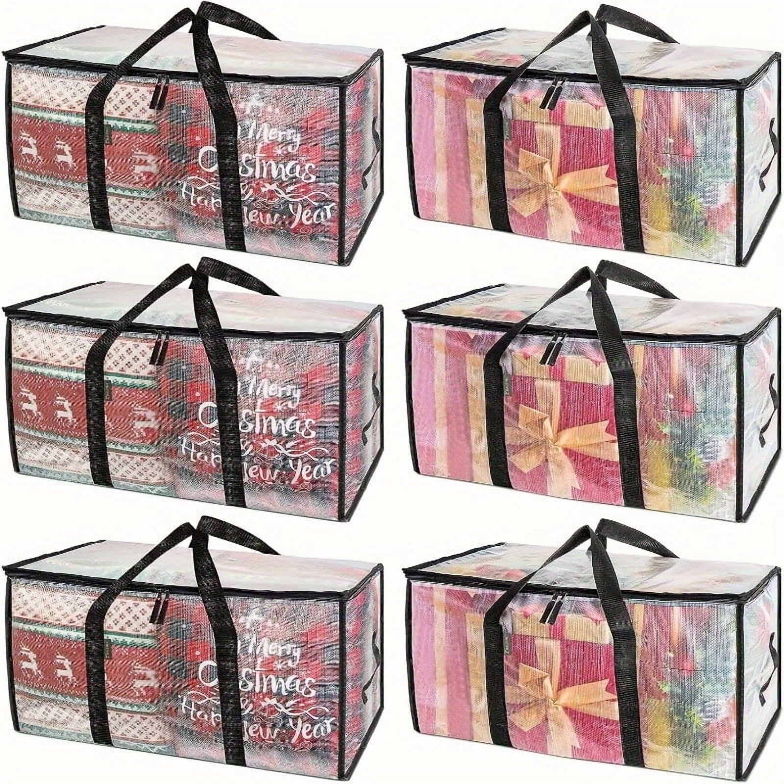 6-Pack Heavy-Duty Moving Bags – Extra Large Storage Totes with Zipper ...