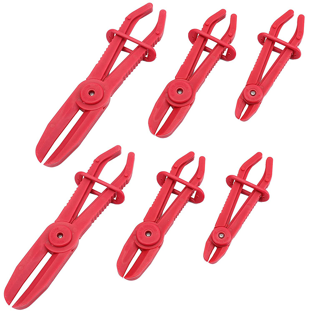 6 Pack Hose Clamp Pliers,Line Clamps Pinch Pliers for Brake Hoses, Fuel ...