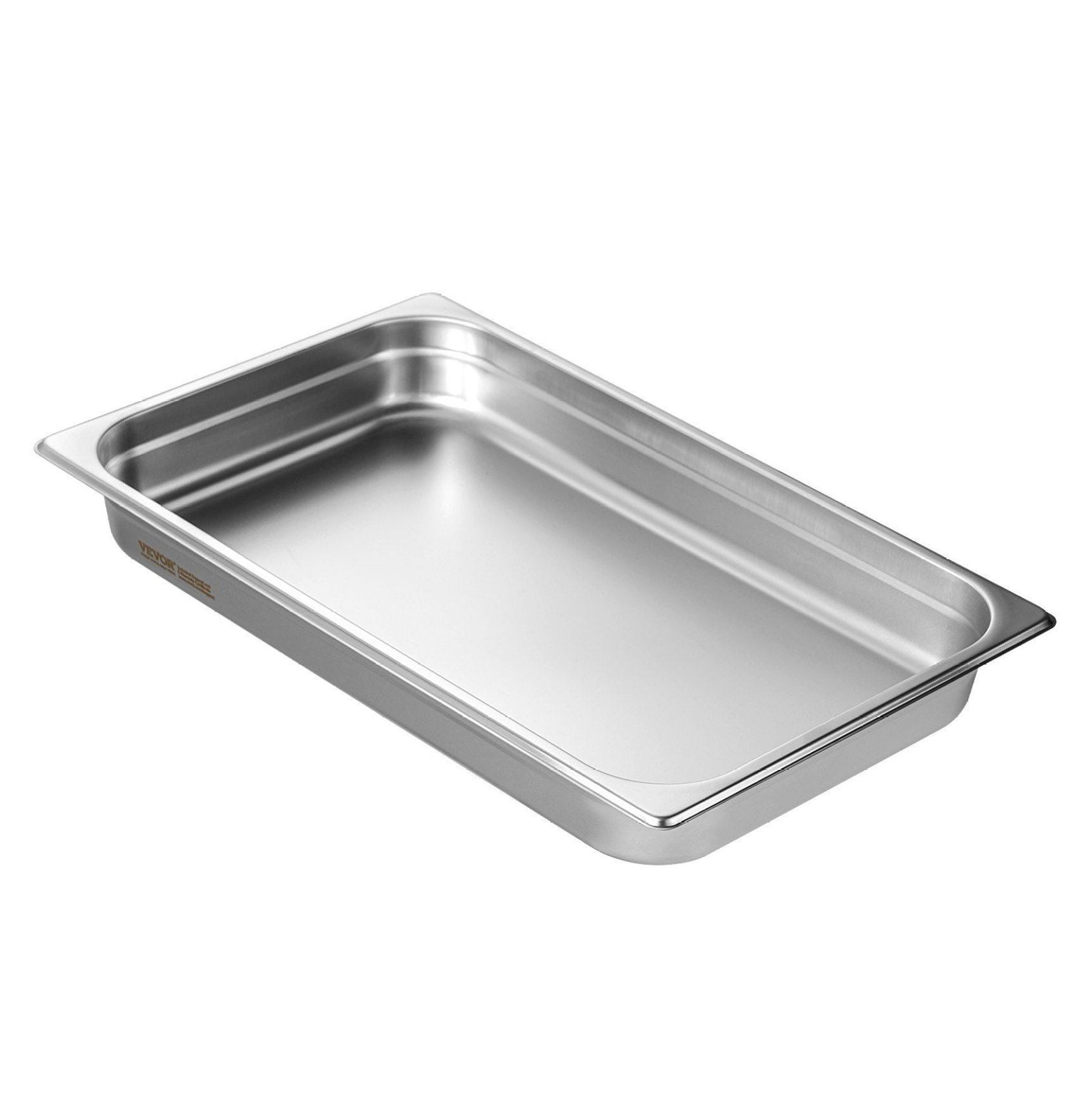 6 Pack Hotel Pans, Full Size Anti-Jam Pan, 0.8mm Thick Stainless Steel ...