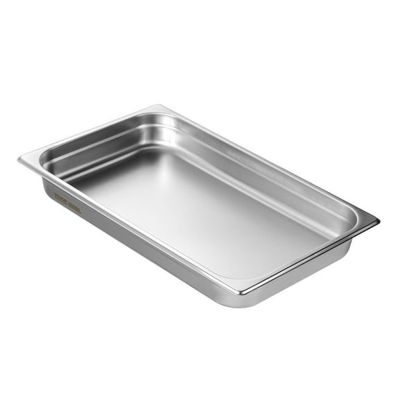 6 Pack Hotel Pans, Full Size Anti-Jam Pan, 0.8mm Thick Stainless Steel ...