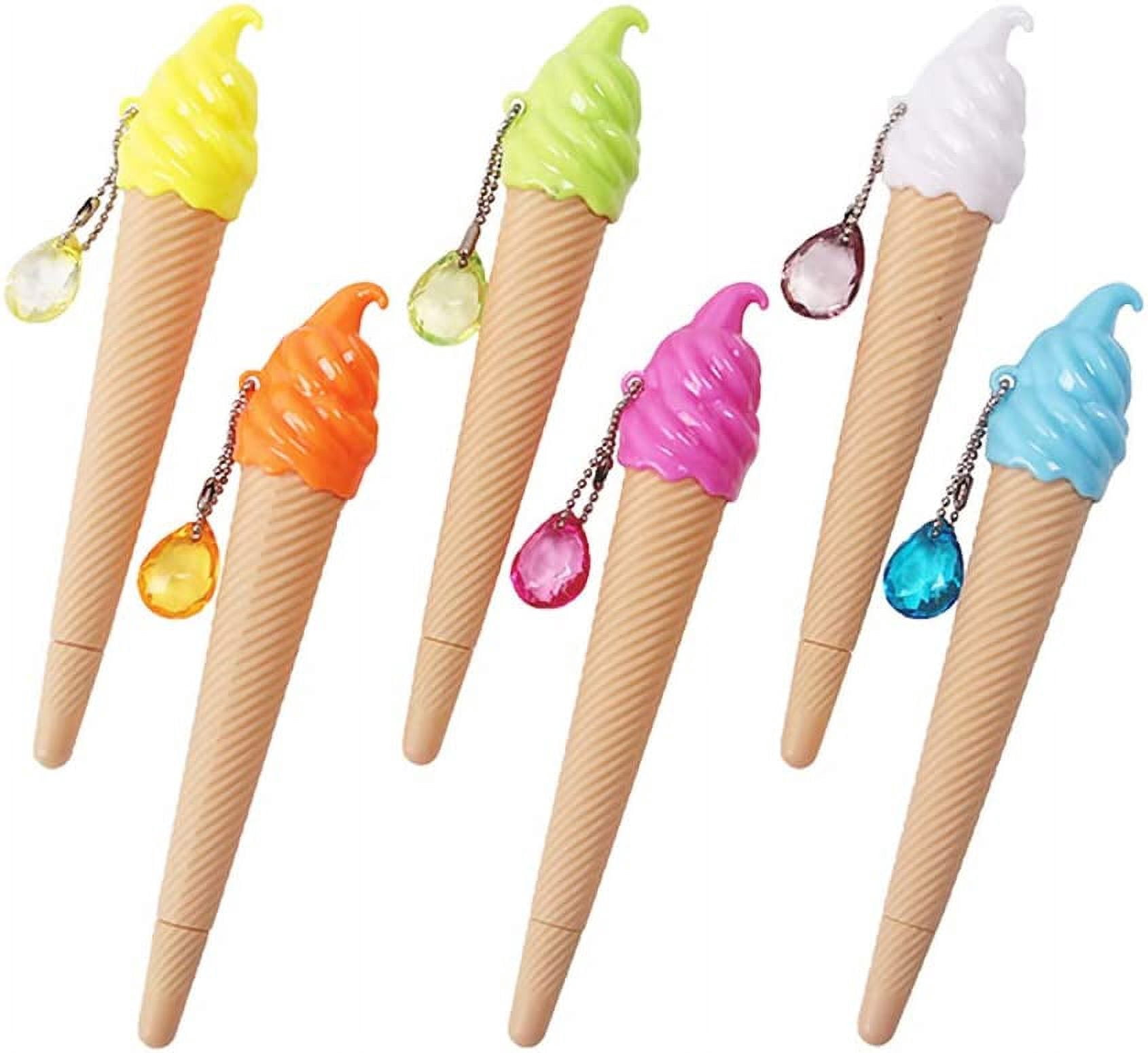 6 Pack Ice Cream Cone Pen Favors Pencil Birthday Party Decoration 5 ...