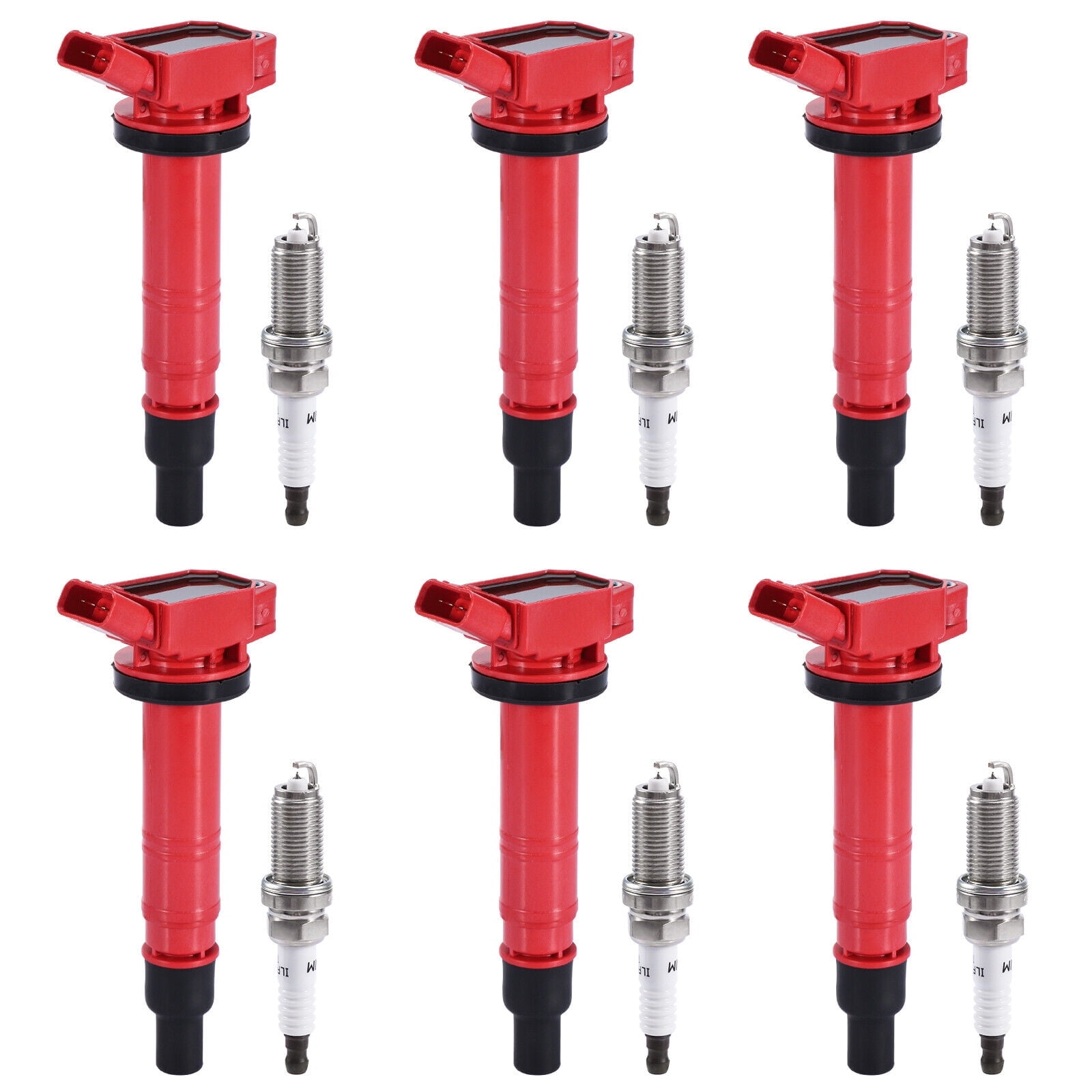 6 Pack Ignition Coil UF495 & Iridium Spark Plug for Toyota Tacoma 4Runner 4.0L - Walmart.com