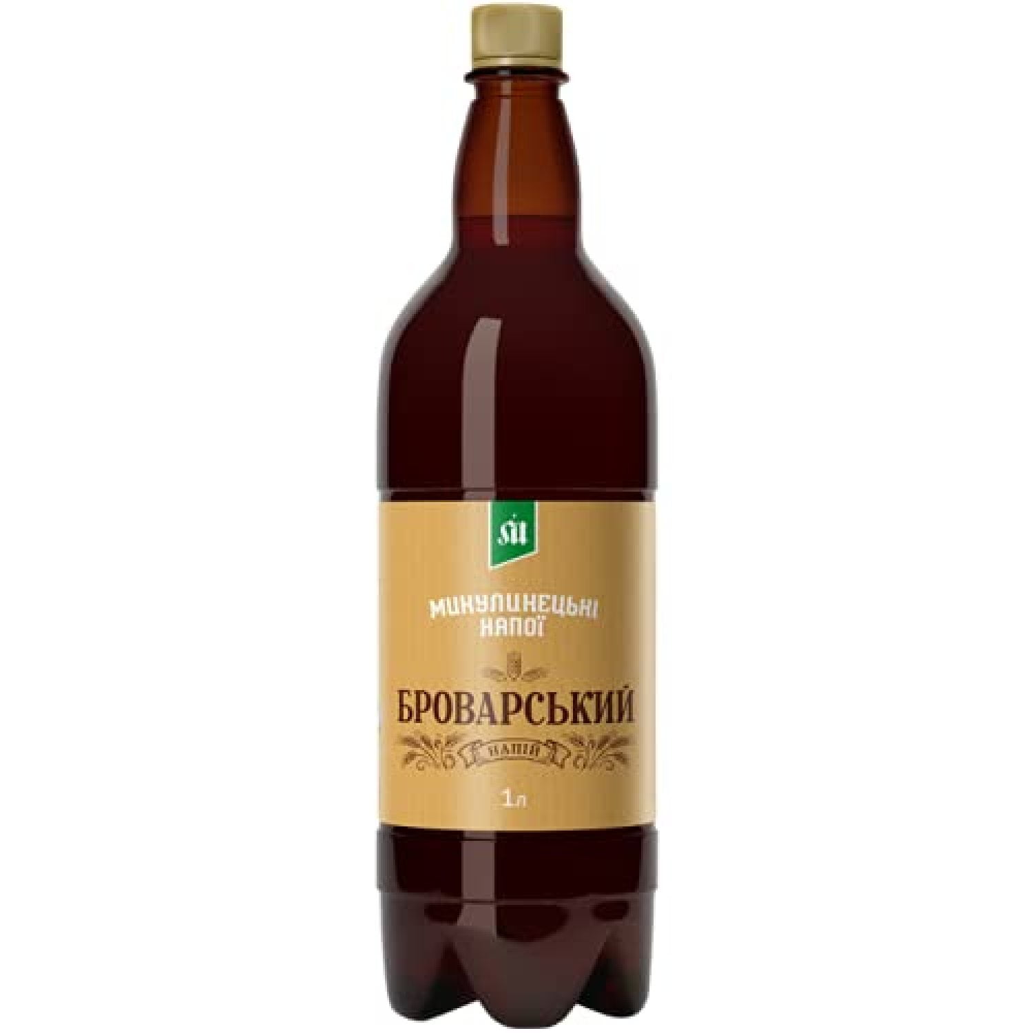 6 Pack Imported Ukrainian Bread Drink Kvass YBQF "Brovarskiy" 1 L / 33. ...