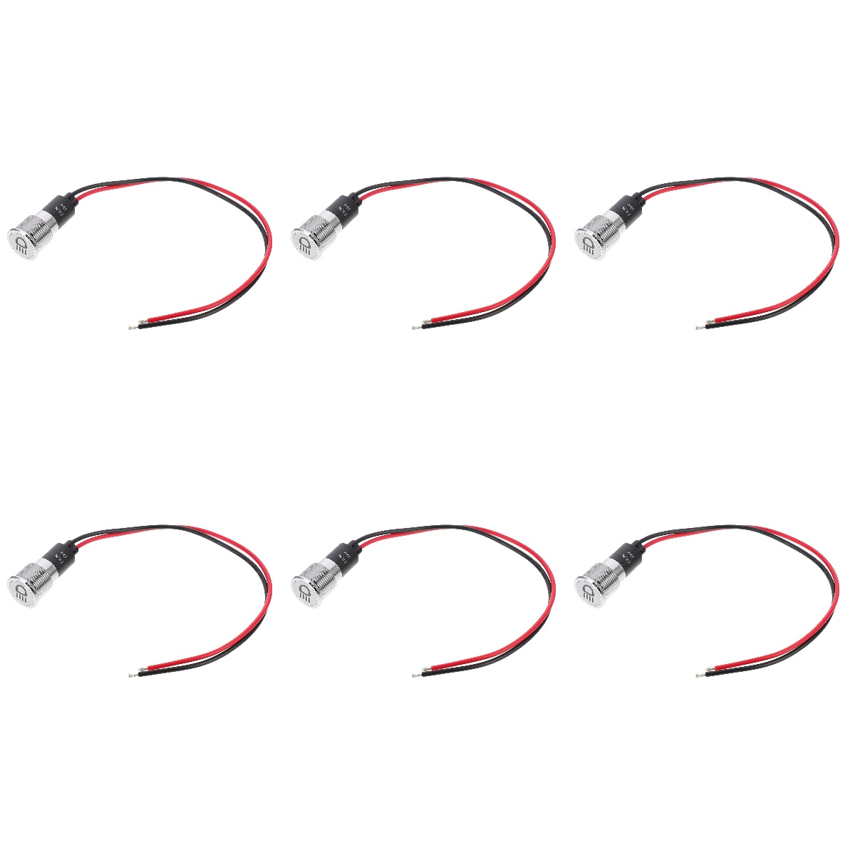 6 Pack Indicator Light Embellish Artificial Hanging Plants Bud ...