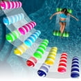 6 Pack Inflatable Pool Floats Adult Size Multi-Purpose Water Hammock ...