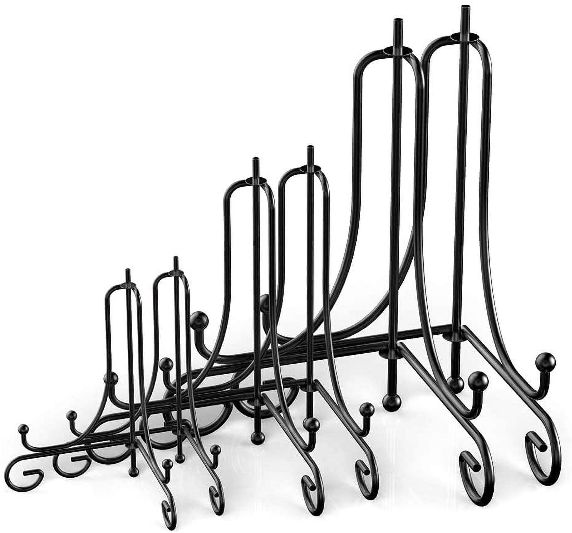 6 Pack Iron Display Stand, Iron Display Stand, Iron Easel Plate Holder ...