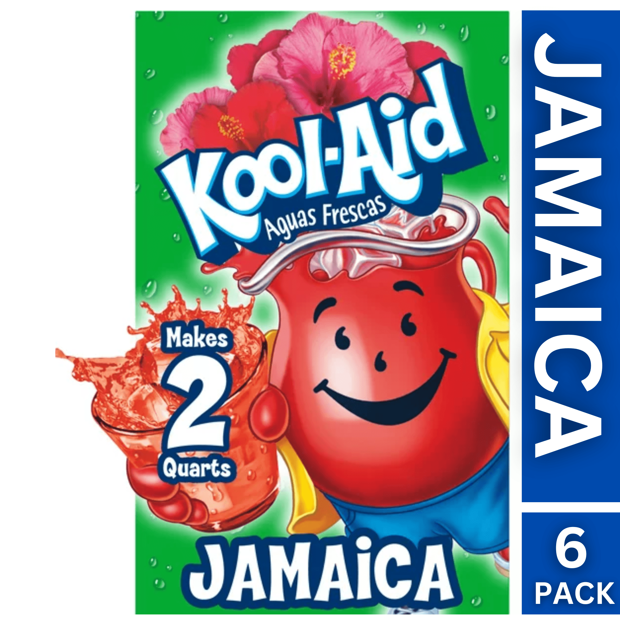 6 Pack Jamaica Kool- Aid Unsweetened Artificially Flavored Powdered ...
