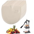 6 Pack Juice Bags, 8.66 x 8.66 Inch Juicing Bag for Cast Iron Juicer ...