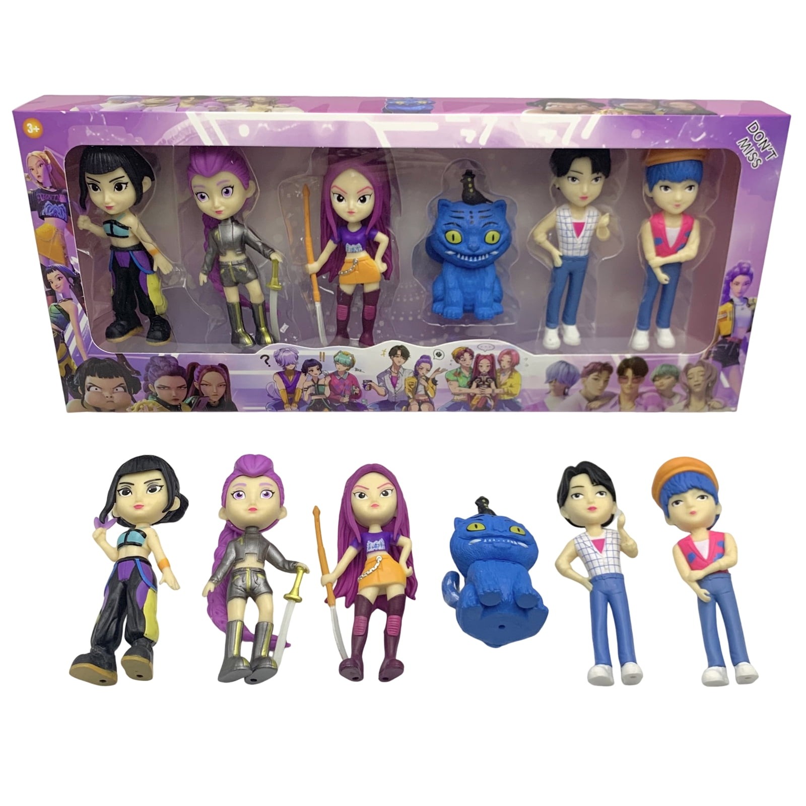 6 Pack K+POP Action Figures K+POP Squad Member Figure Dolls Collectible ...