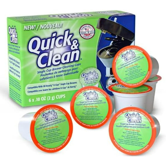 6-Pack] Keurig Cleaning Pods - K Cup Cleaner Pod For Keurig - 2.0 ...
