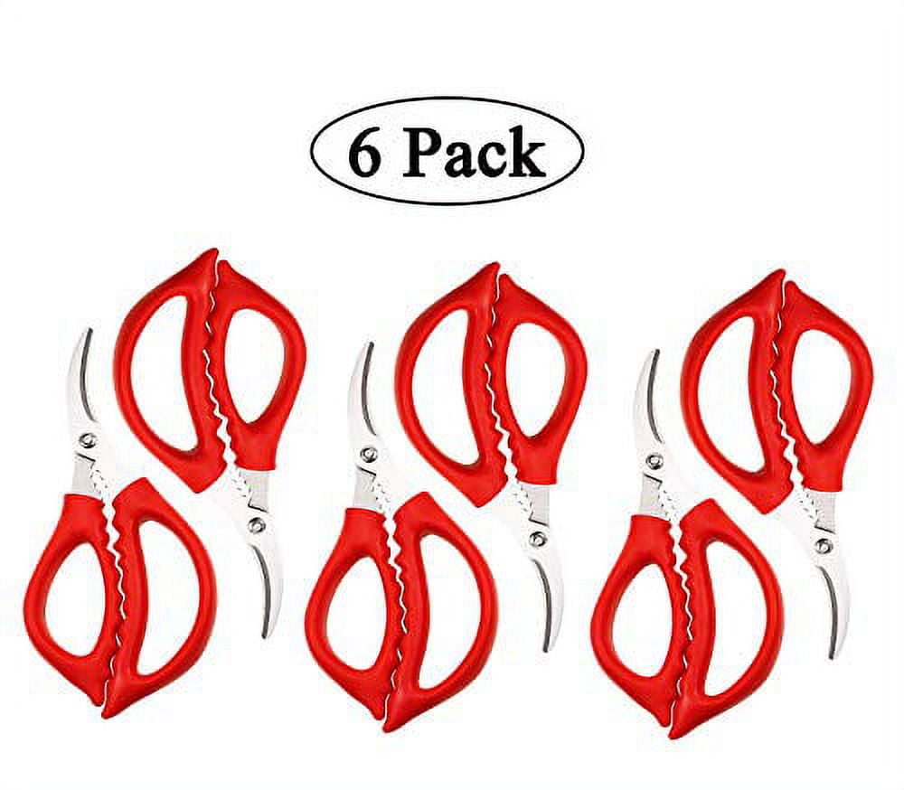 6 Pack Kitchen seafood scissors Fish Scissors Crab Scissors lobster ...
